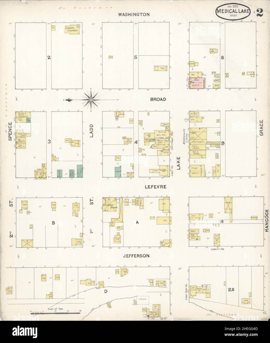 Medical lake map hi-res stock photography and images - Alamy