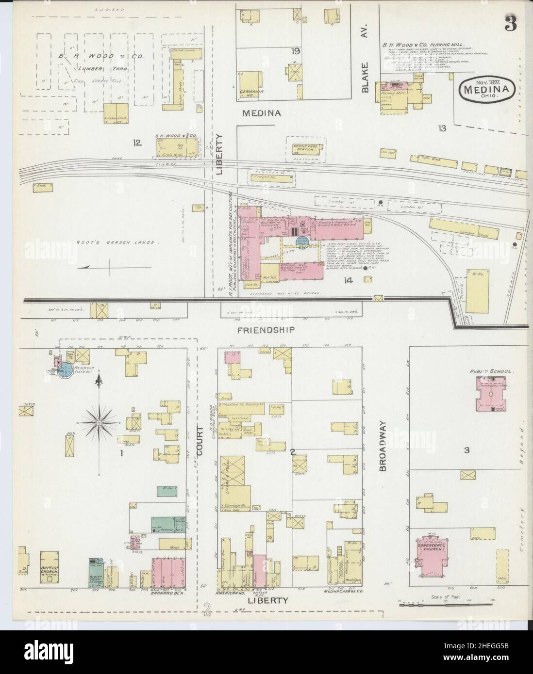 Map of medina ohio hi-res stock photography and images - Alamy