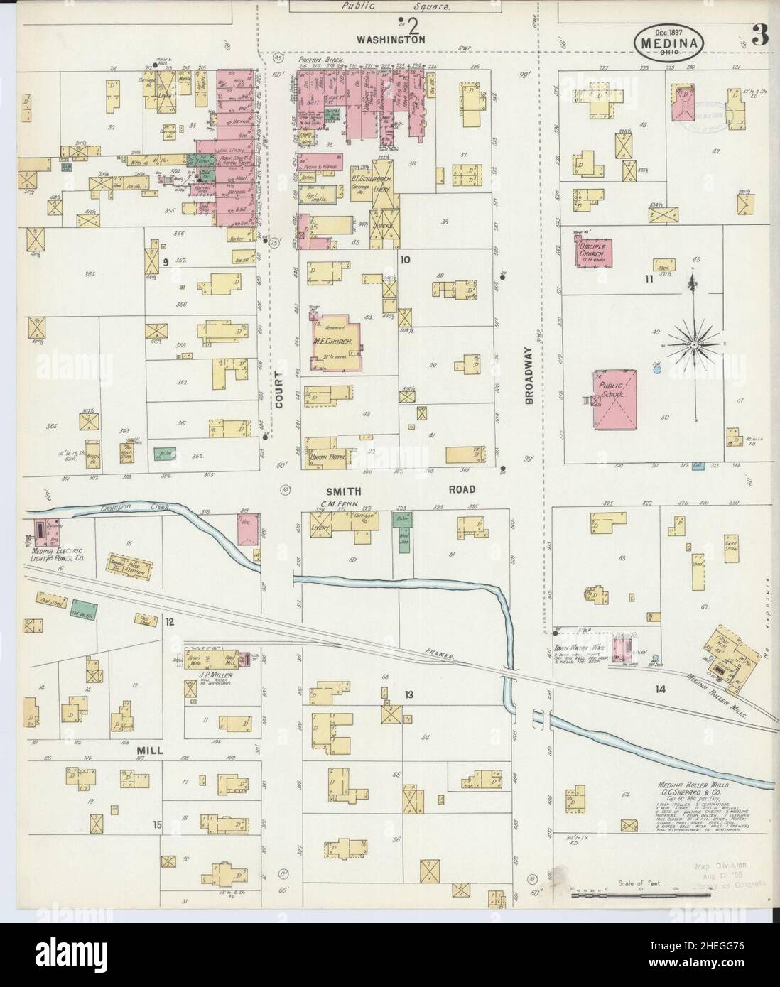Map of medina ohio hi-res stock photography and images - Alamy