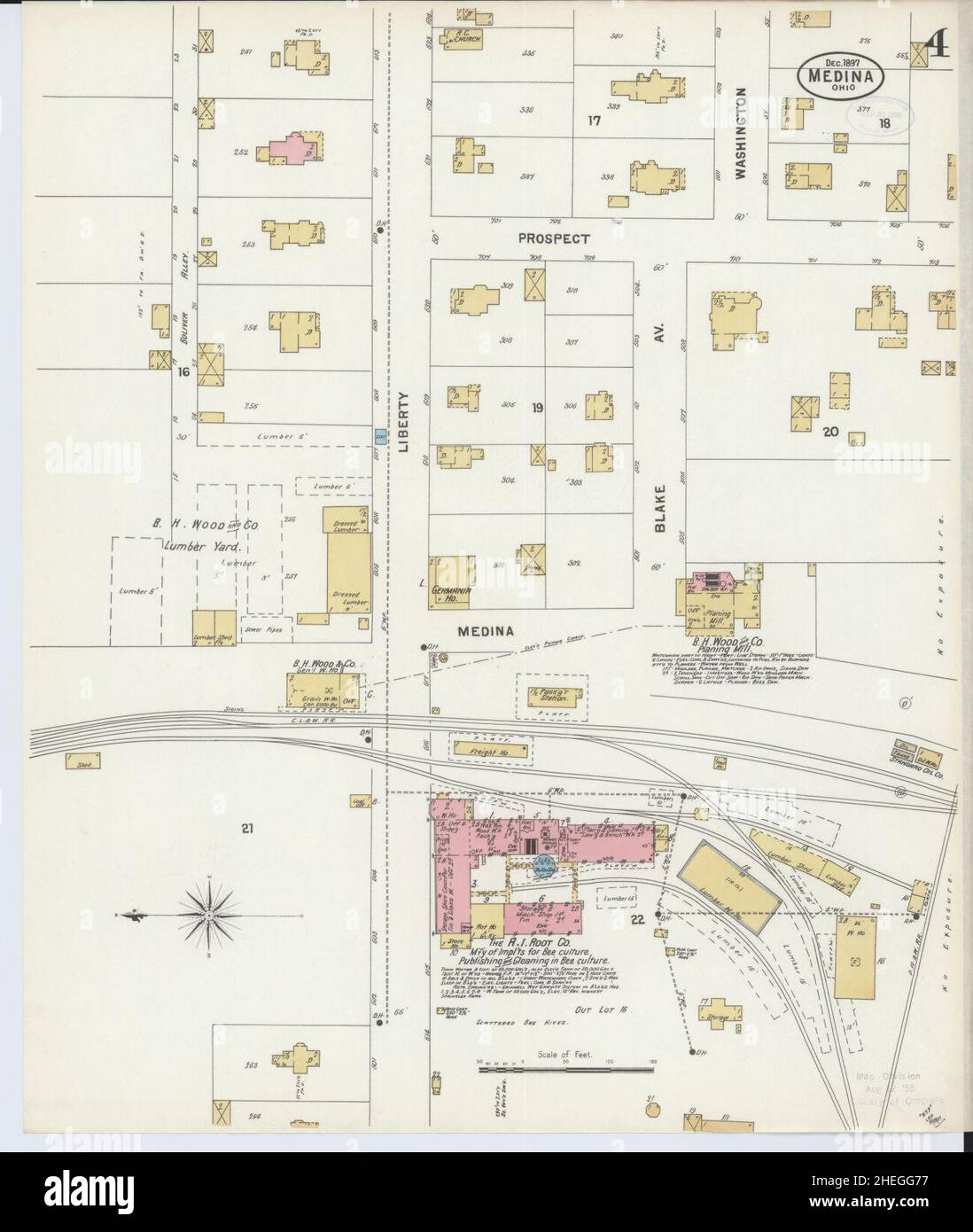 Map of medina ohio hi-res stock photography and images - Alamy