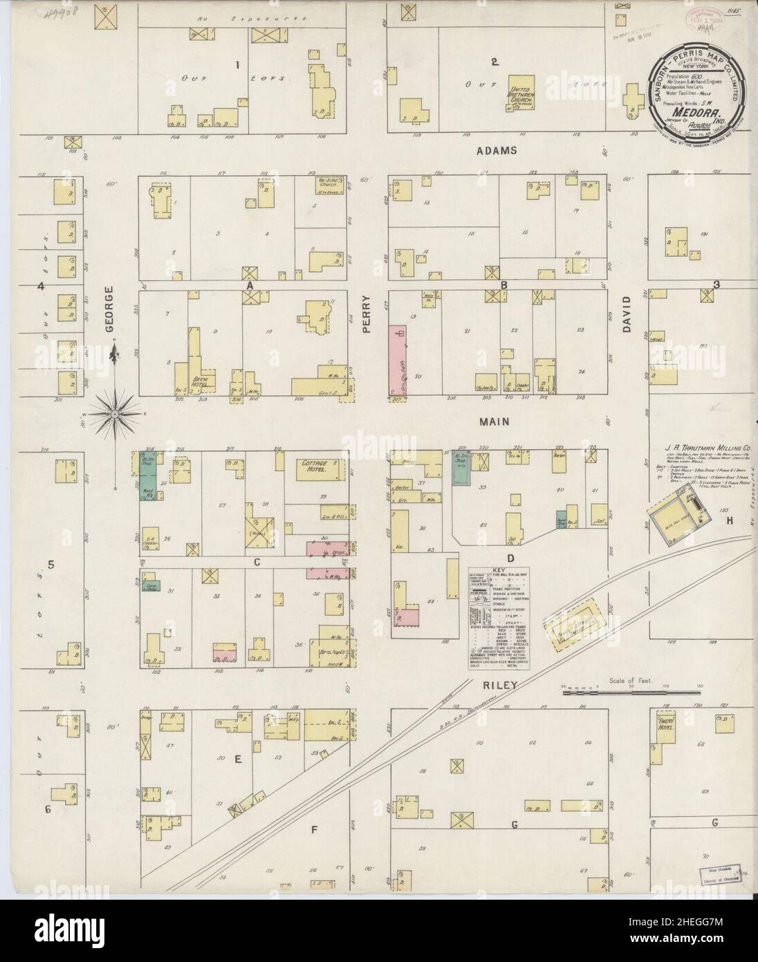 Jackson indiana map hi-res stock photography and images - Alamy