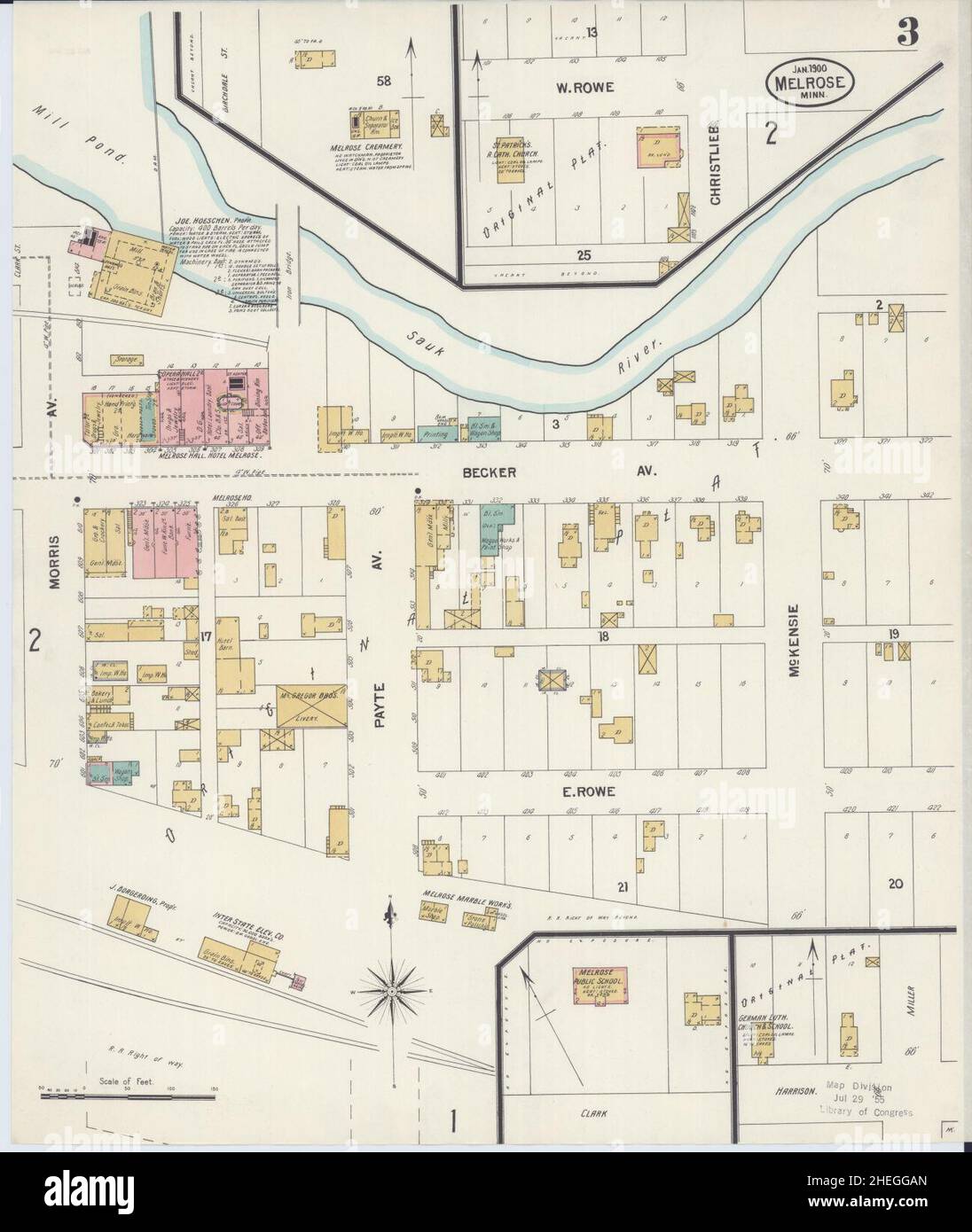 Stearns county map hi-res stock photography and images - Alamy