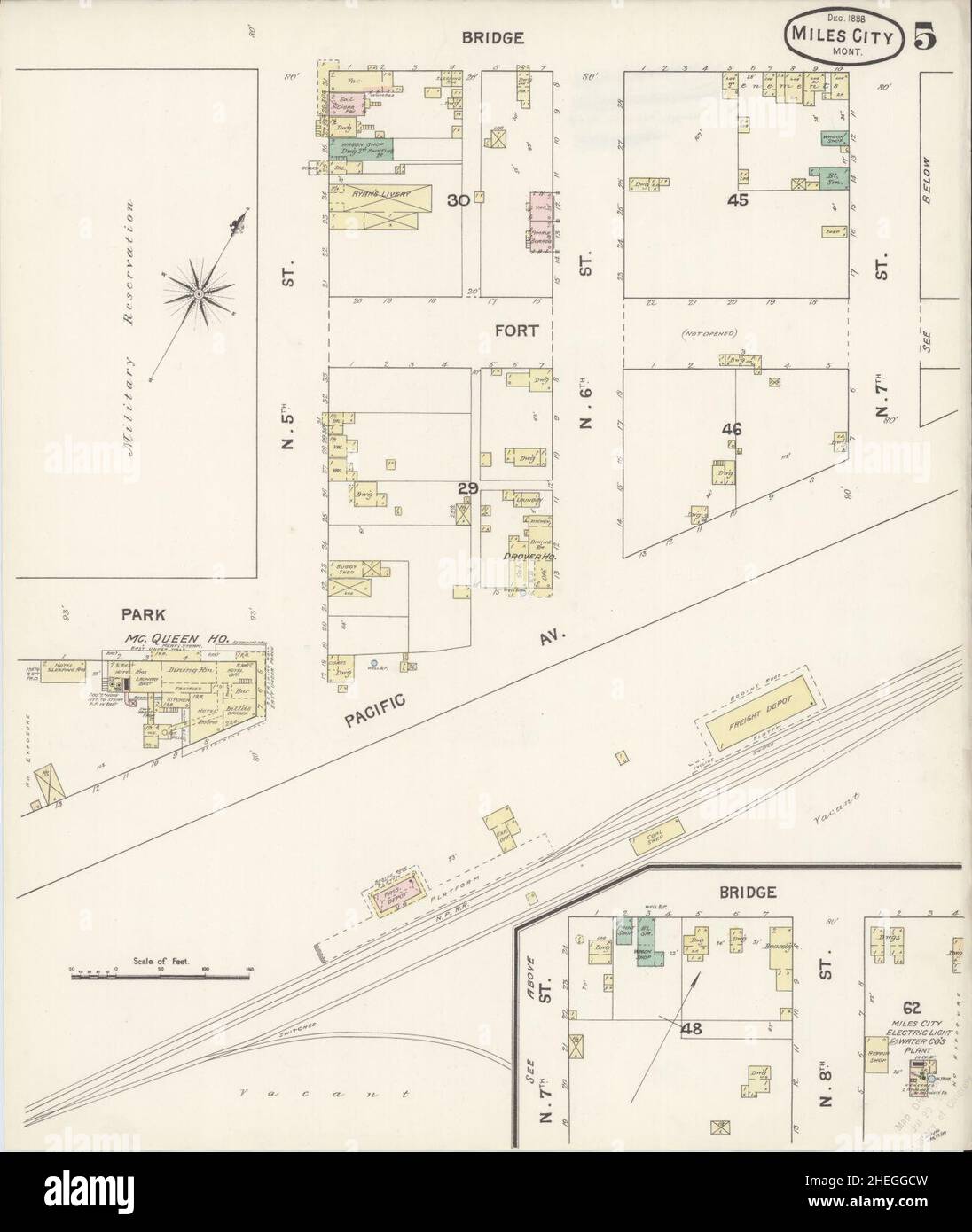 Miles city montana map hi-res stock photography and images - Alamy