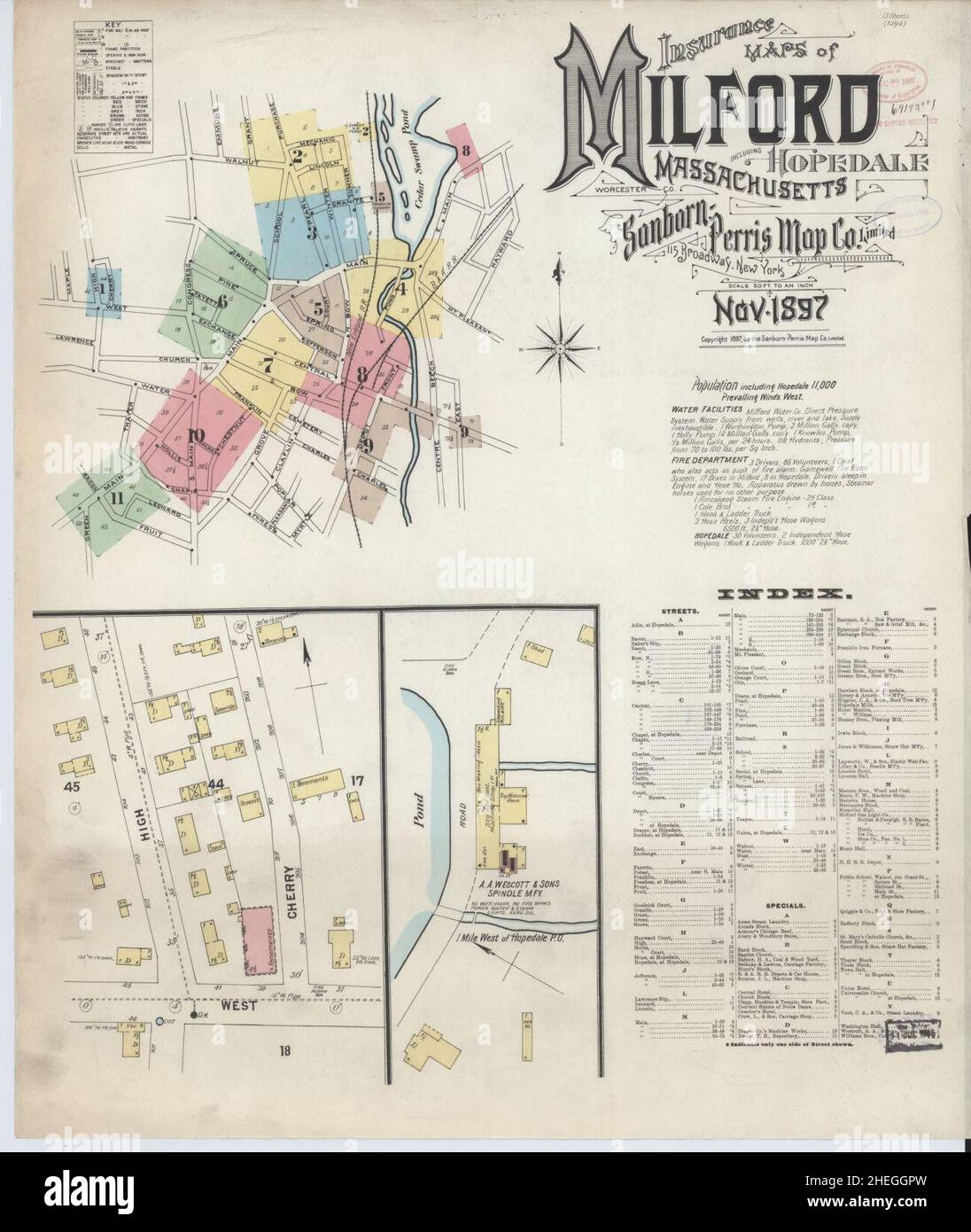Map of milford hi-res stock photography and images - Alamy