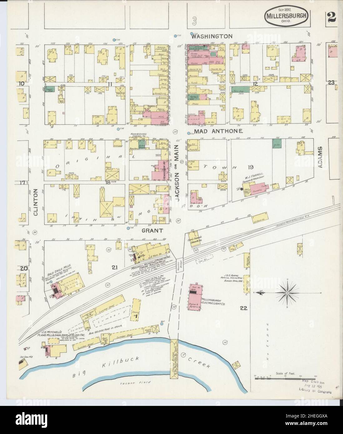 Map of millersburg ohio hi-res stock photography and images - Alamy