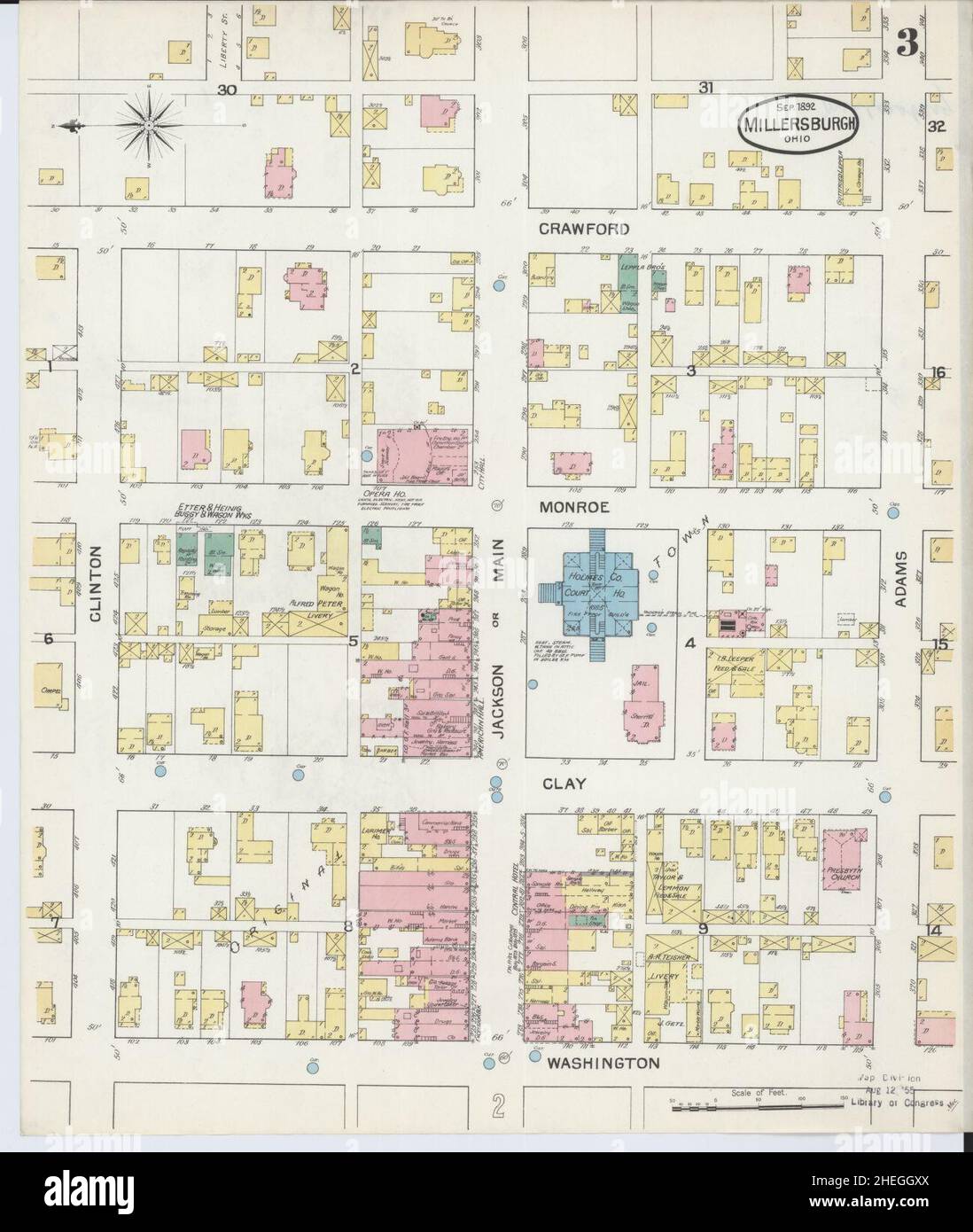 Map Of Millersburg High Resolution Stock Photography and Images - Alamy
