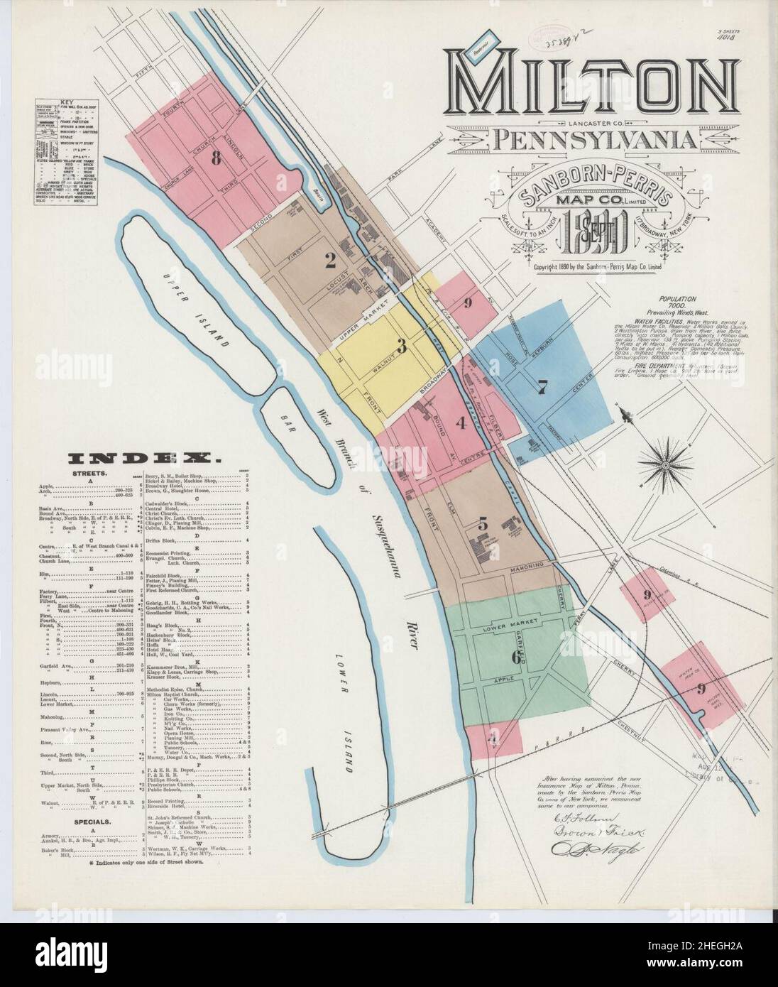 Milton pennsylvania map hi-res stock photography and images - Alamy