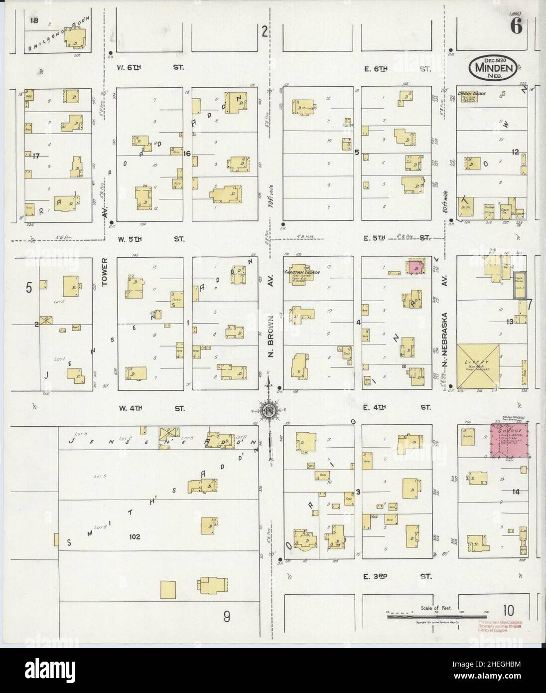 Map of minden nebraska hi-res stock photography and images - Alamy