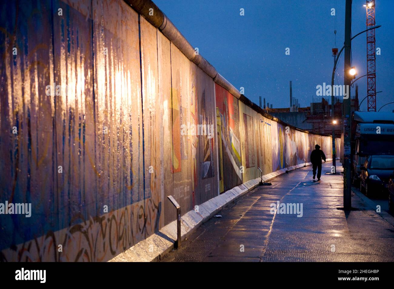 GERMANY. BERLIN. THE BERLIN WALL (GERMAN: BERLINER MAUER) WAS A BARRIER ...