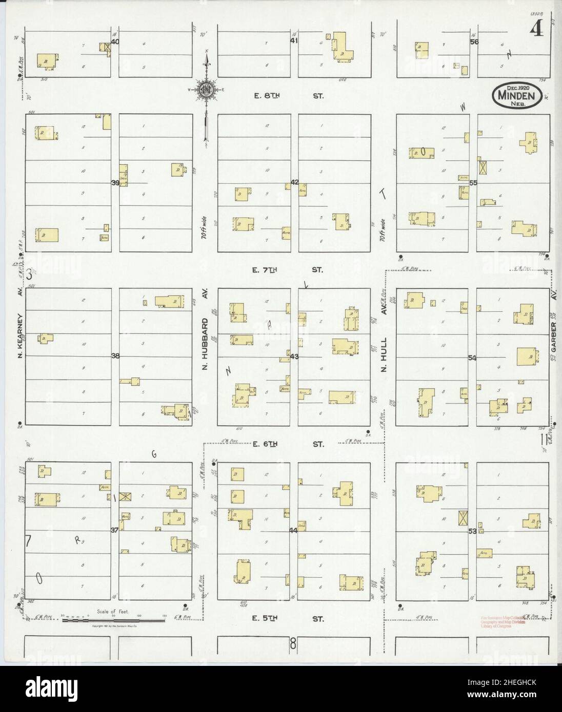 Map of minden nebraska hi-res stock photography and images - Alamy