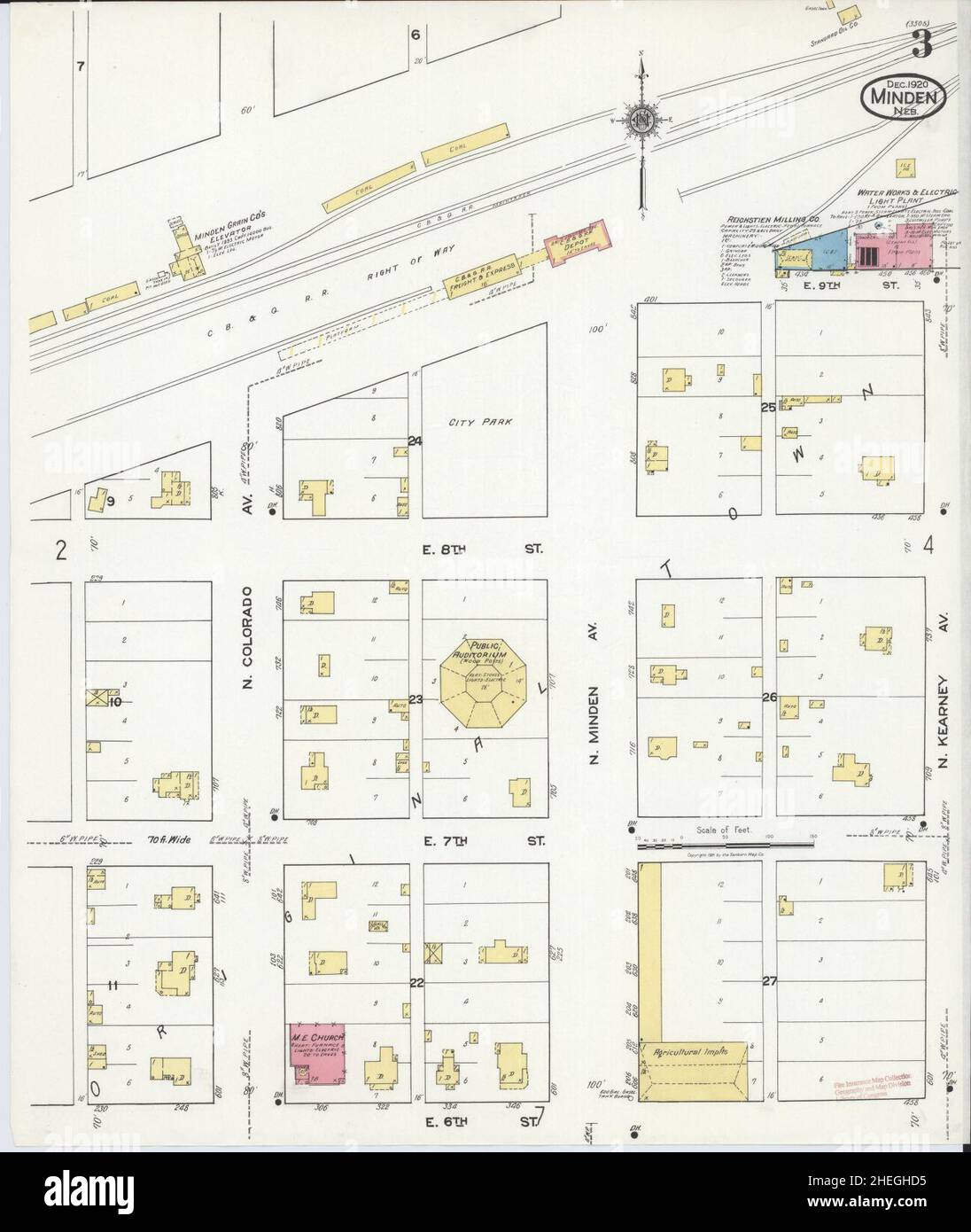 Map of minden nebraska hi-res stock photography and images - Alamy