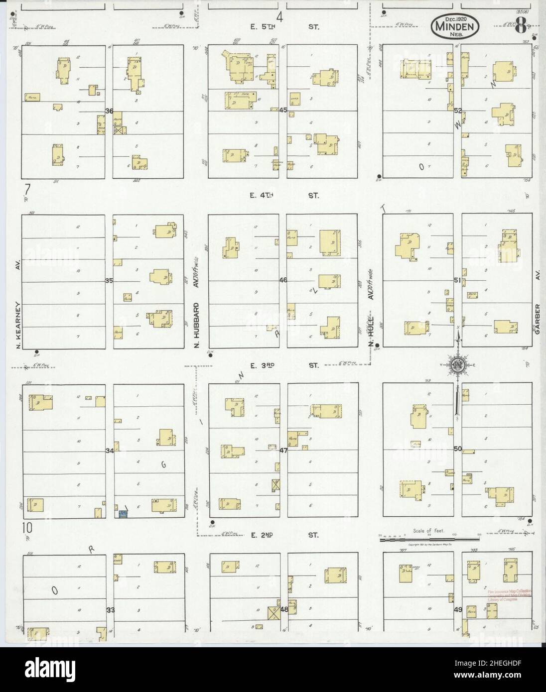 Map of minden nebraska hi-res stock photography and images - Alamy
