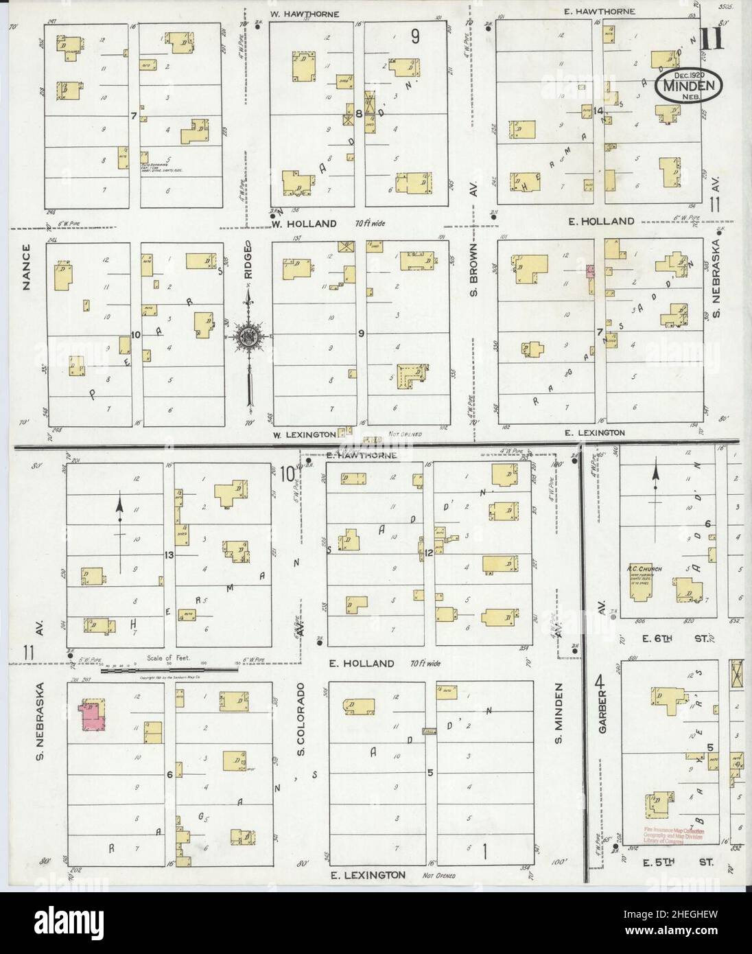 Map of minden nebraska hi-res stock photography and images - Alamy