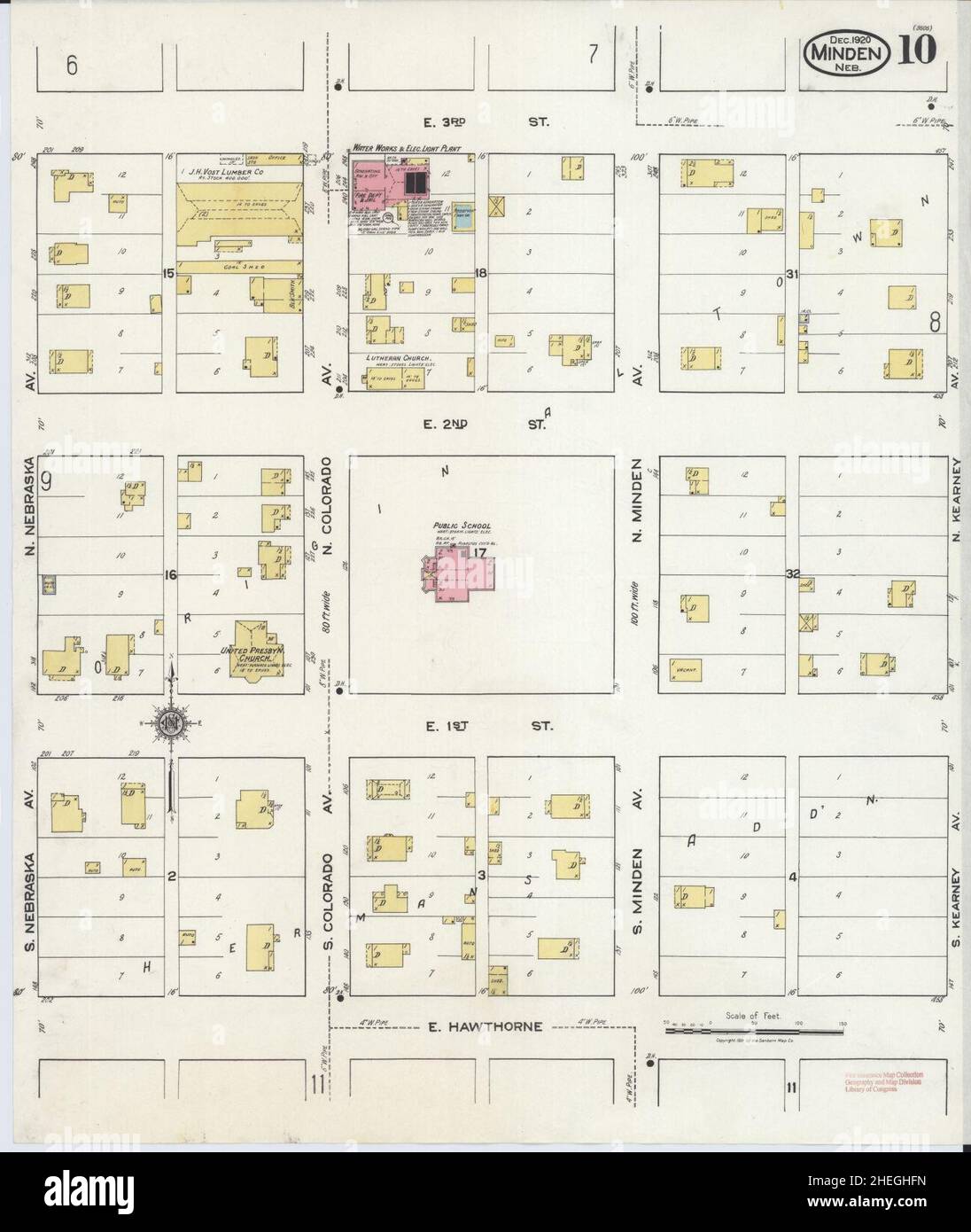 Kearney county map hi-res stock photography and images - Alamy