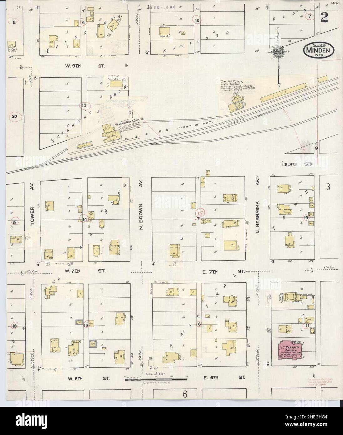 Map of minden nebraska hi-res stock photography and images - Alamy