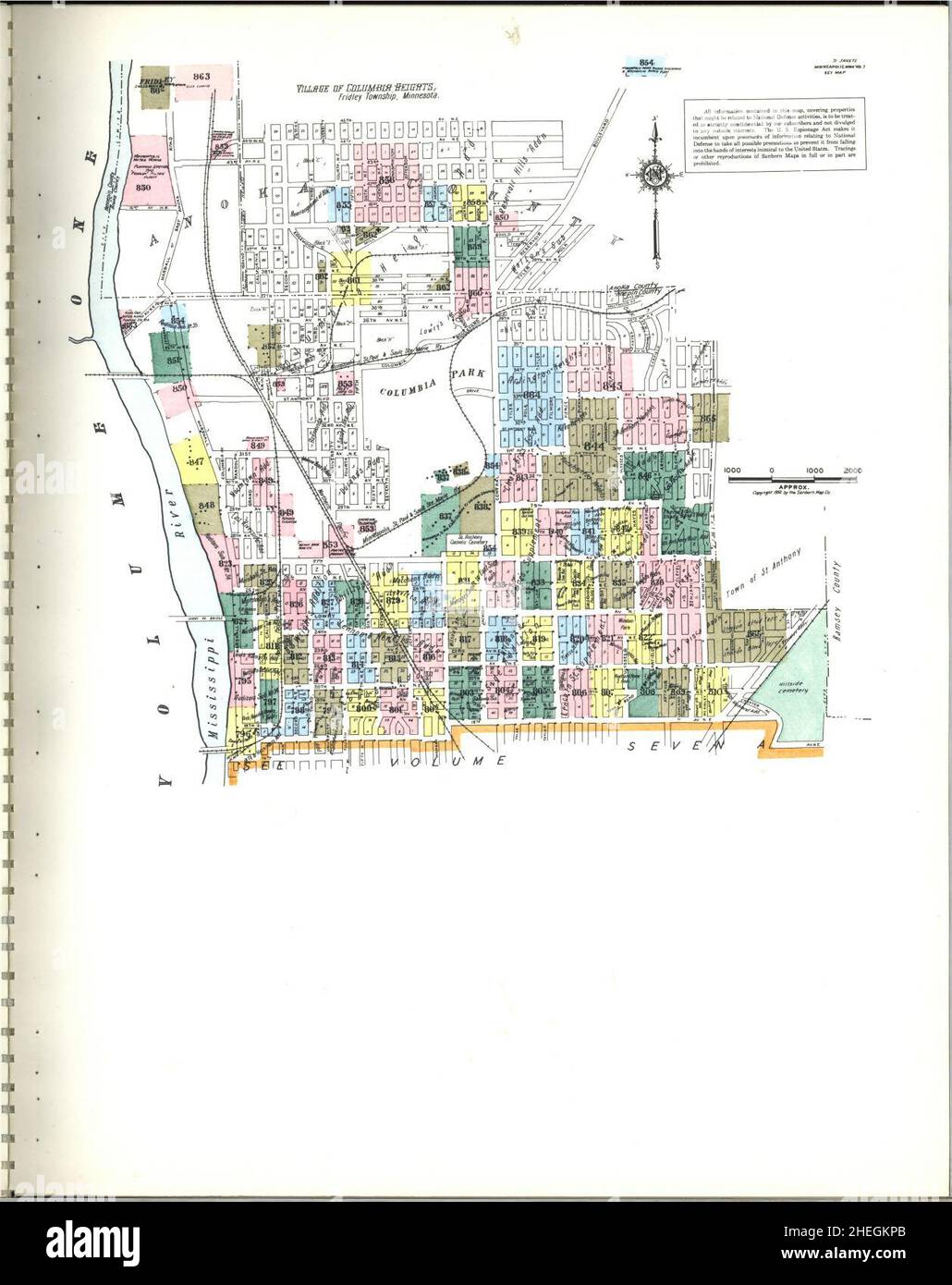 Sanborn Fire Insurance Map from Minneapolis, Hennepin County, Minnesota ...