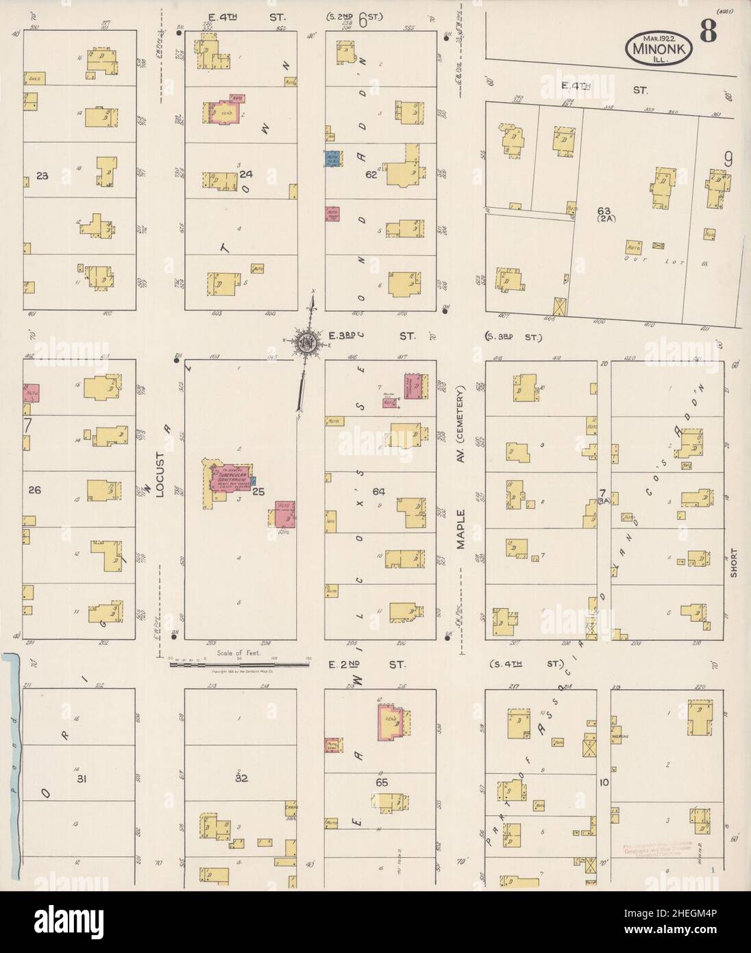 Map of minonk hi-res stock photography and images - Alamy
