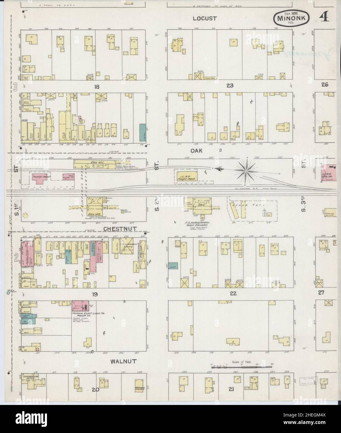 Map of minonk hi-res stock photography and images - Alamy