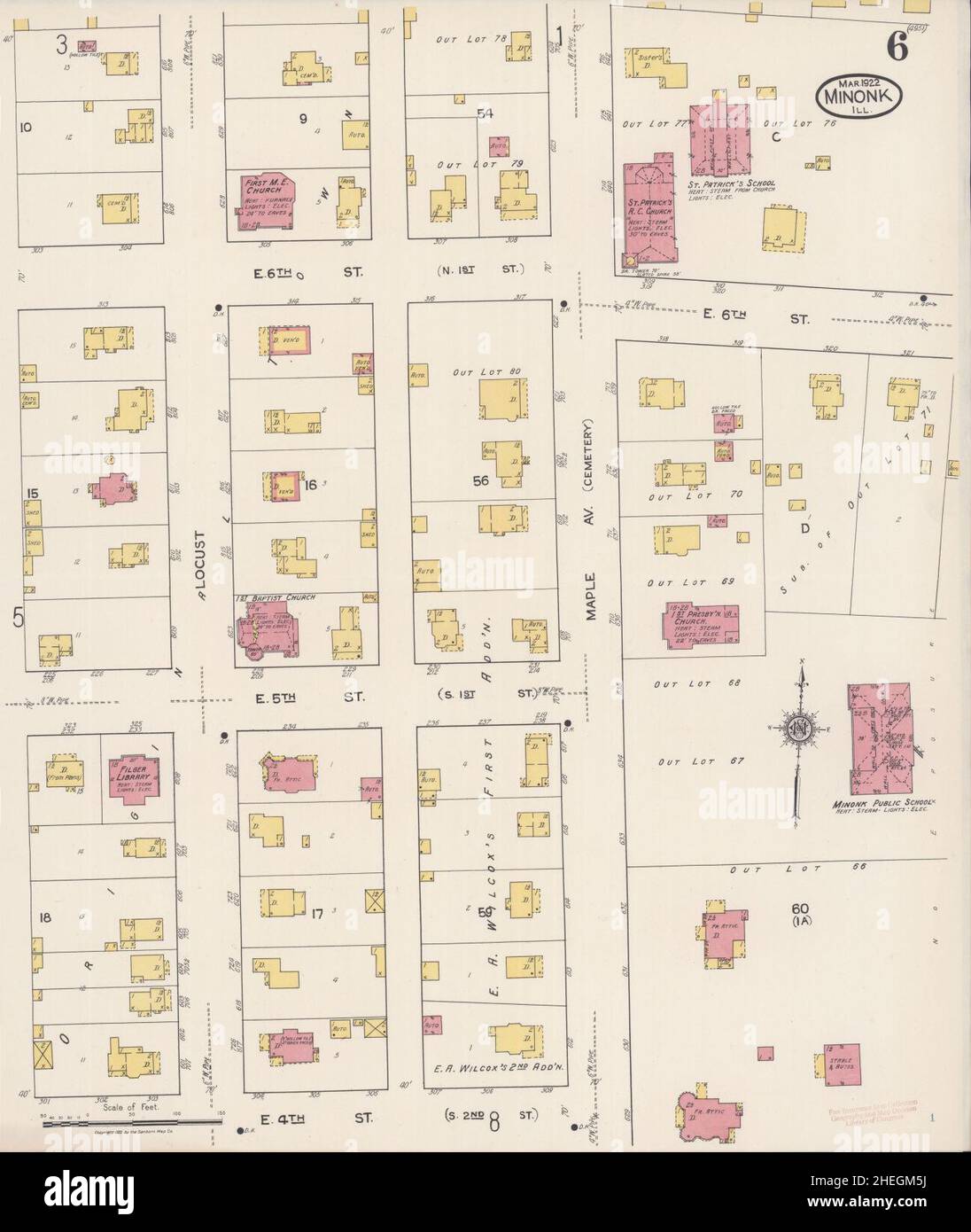 Map of minonk hi-res stock photography and images - Alamy