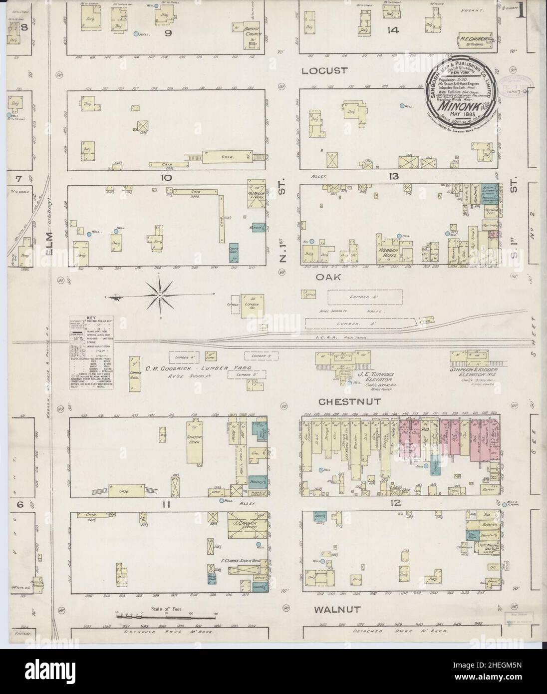 Map of minonk hi-res stock photography and images - Alamy