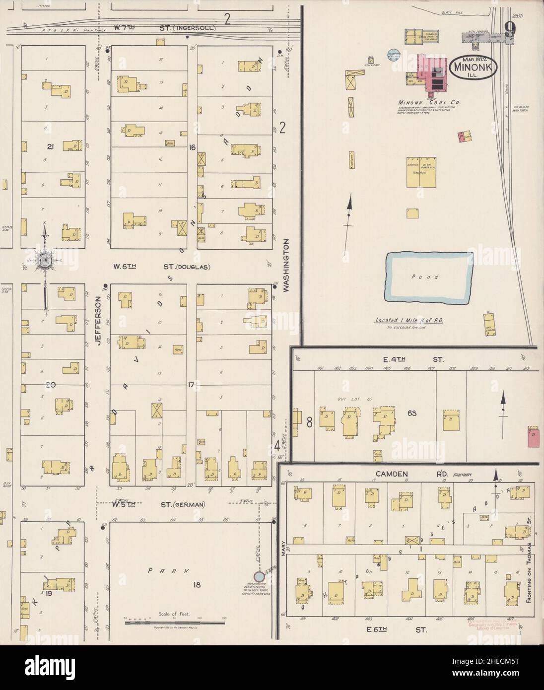 Map of minonk hi-res stock photography and images - Alamy
