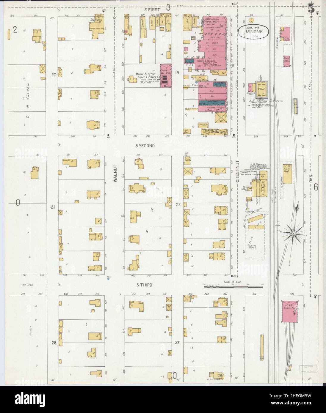 Map of minonk hi-res stock photography and images - Alamy