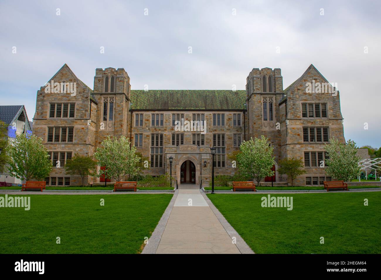 Boston campus quad hi-res stock photography and images - Alamy