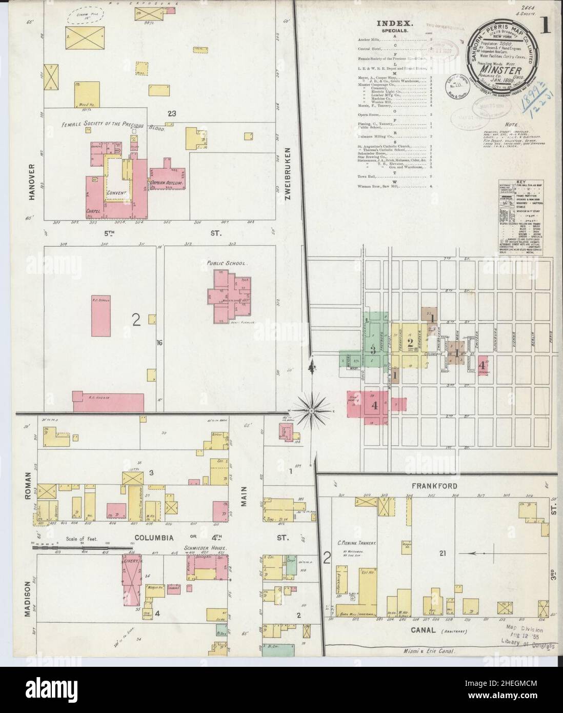 Auglaize map hi-res stock photography and images - Alamy