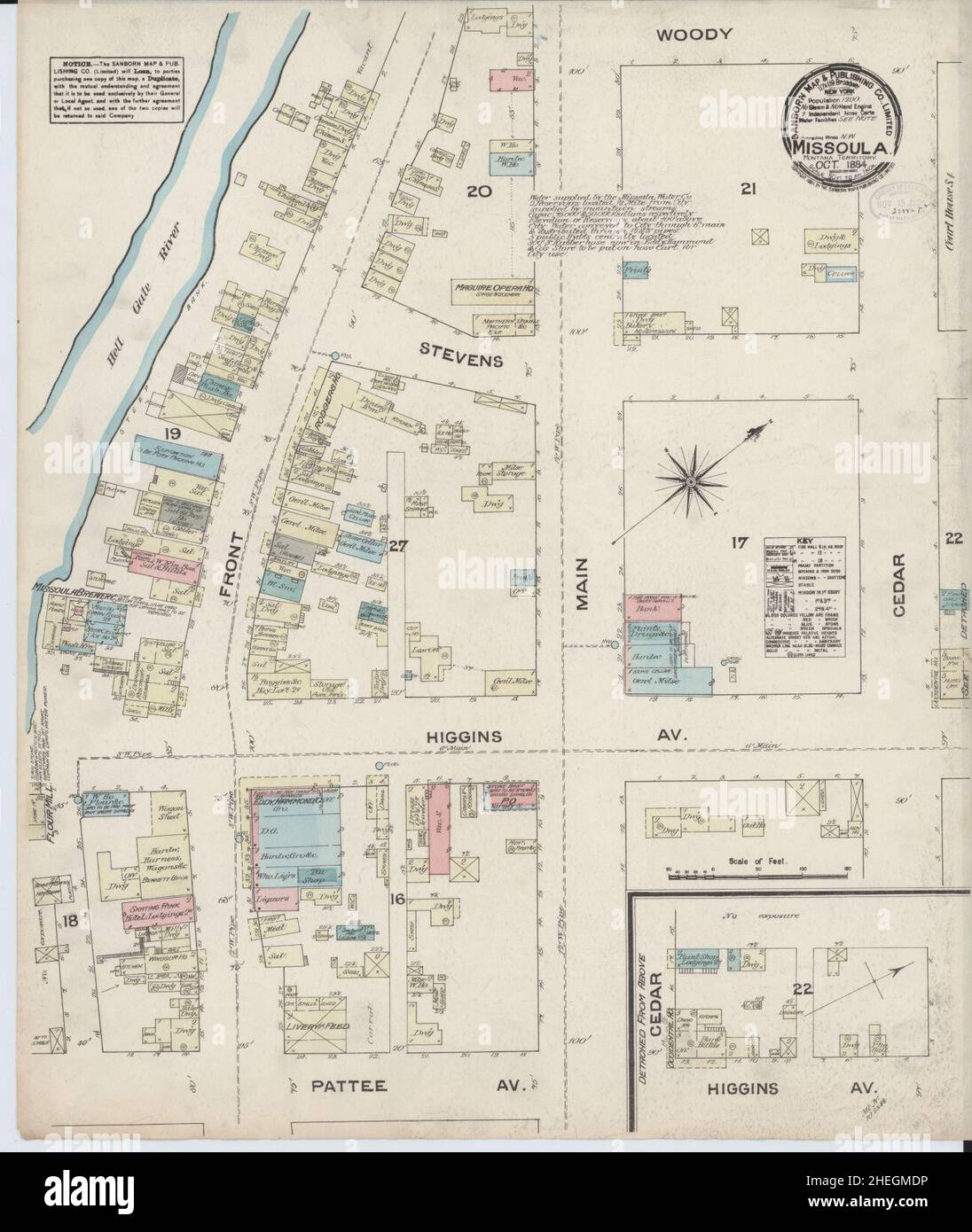 Missoula county map hi-res stock photography and images - Alamy