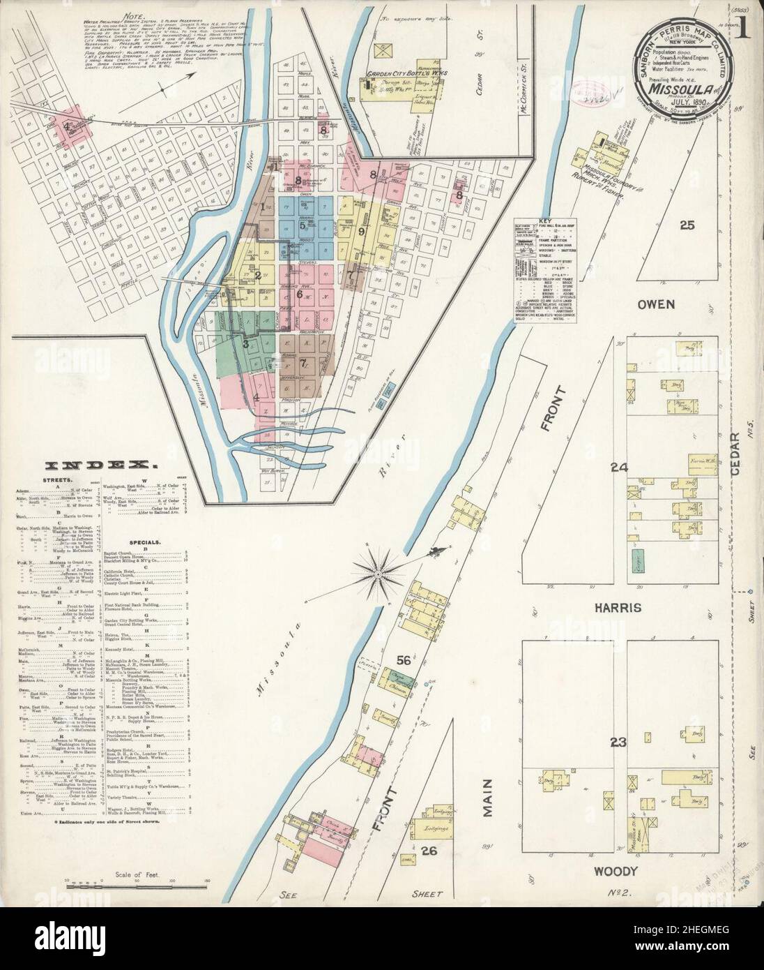 Missoula county map hi-res stock photography and images - Alamy