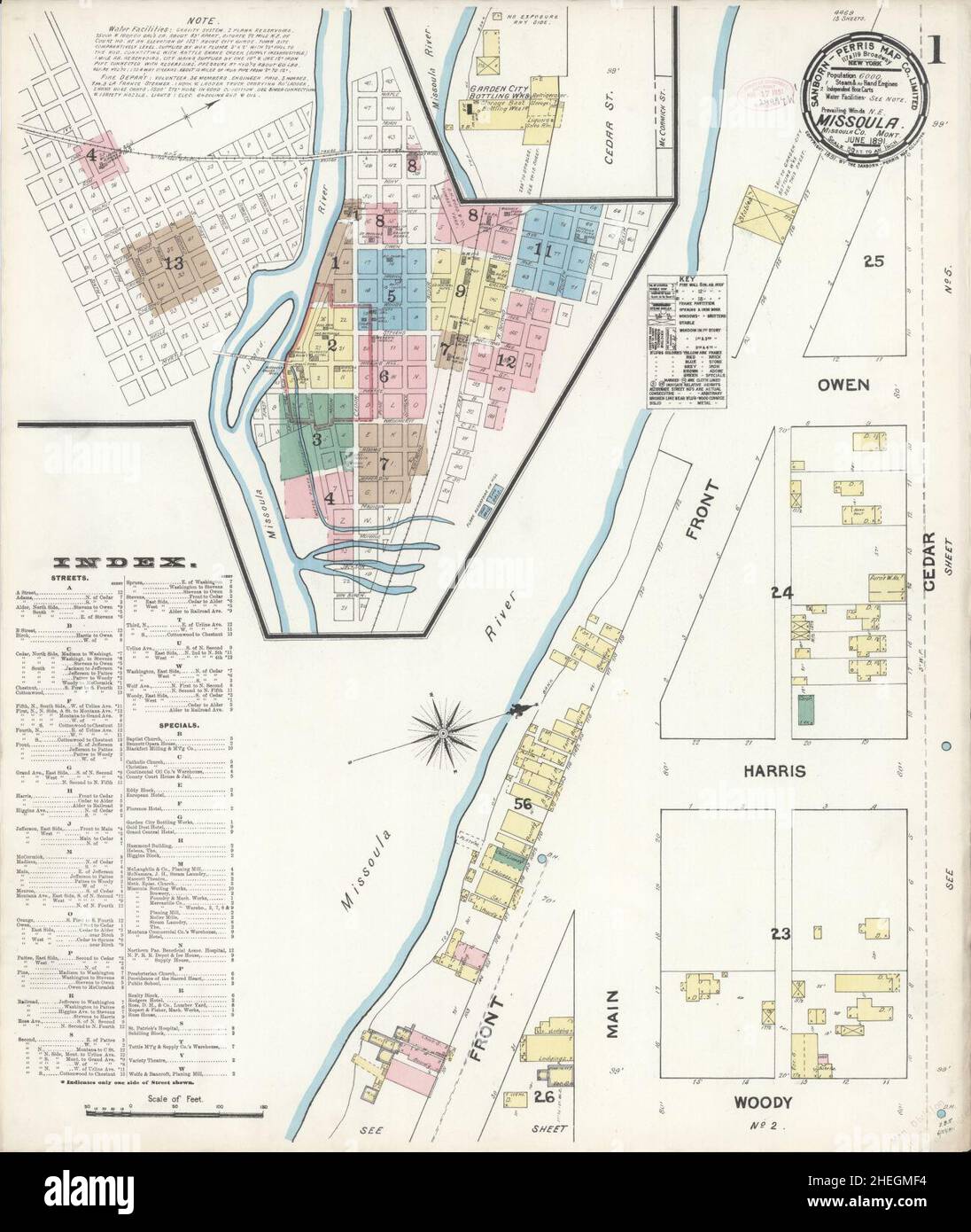 Missoula county map hi-res stock photography and images - Alamy