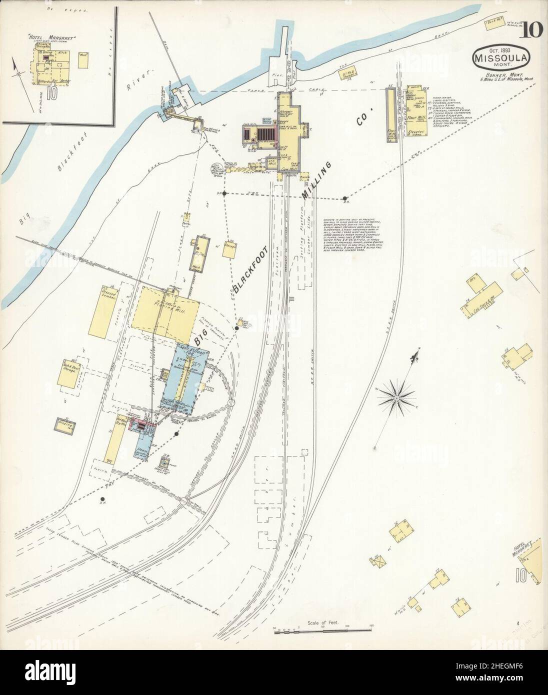 Missoula county map hi-res stock photography and images - Alamy