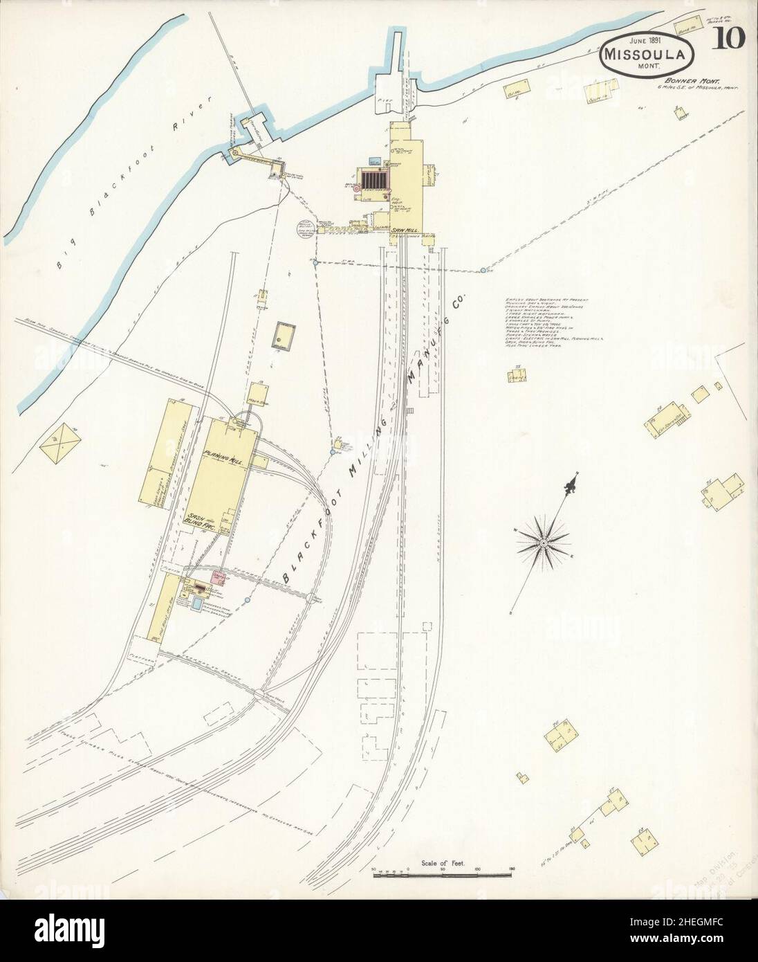 Missoula county map hi-res stock photography and images - Alamy