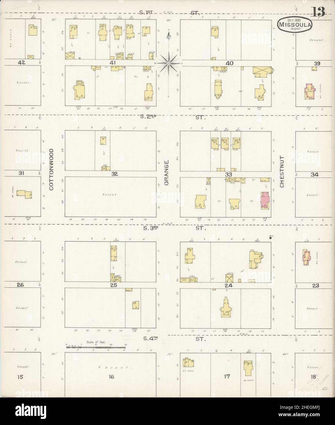 Sanborn Fire Insurance Map from Missoula, Missoula County, Montana ...