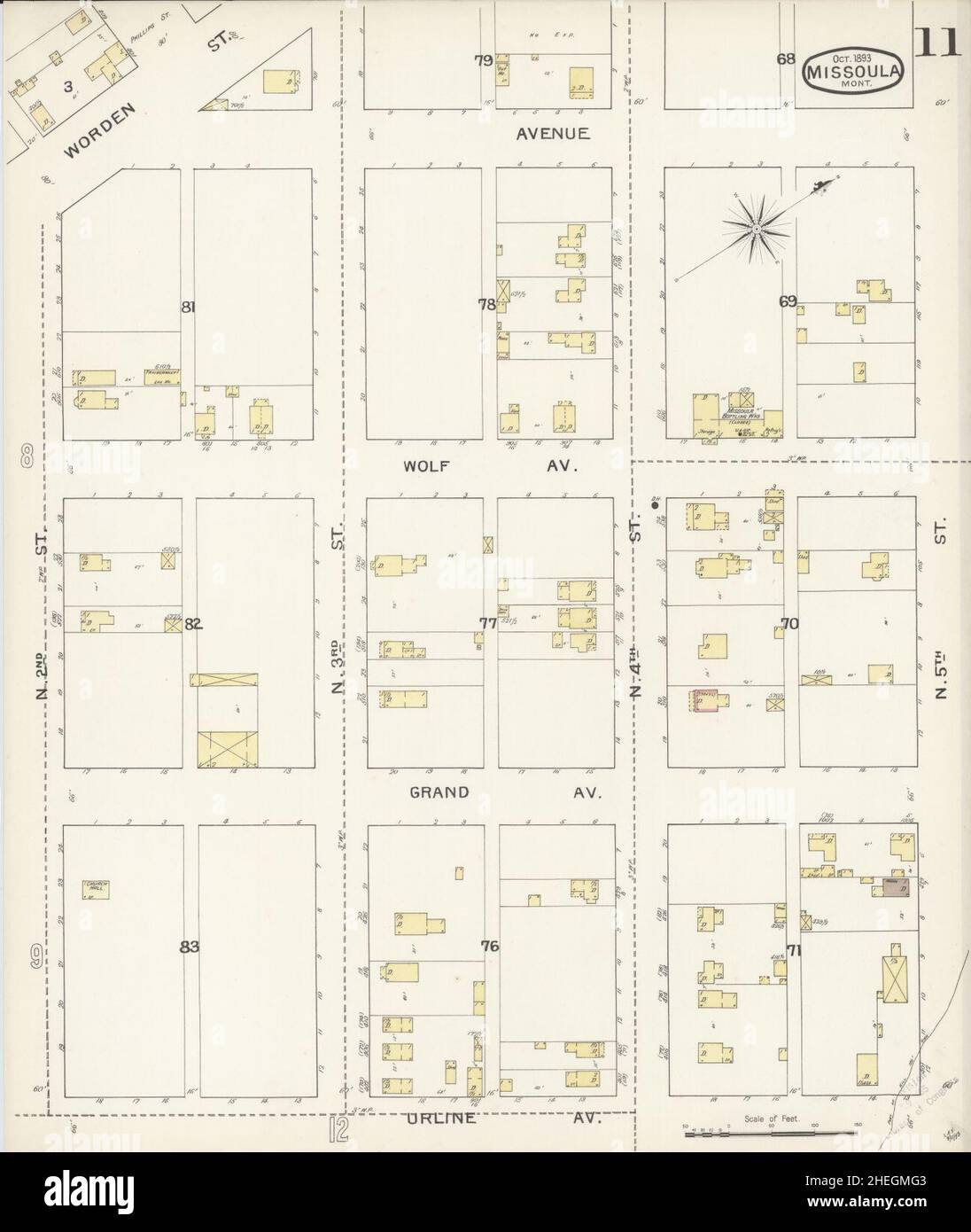 Missoula county map hi-res stock photography and images - Alamy