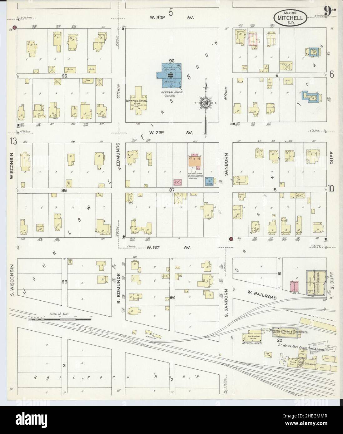 Map of davison hi-res stock photography and images - Alamy
