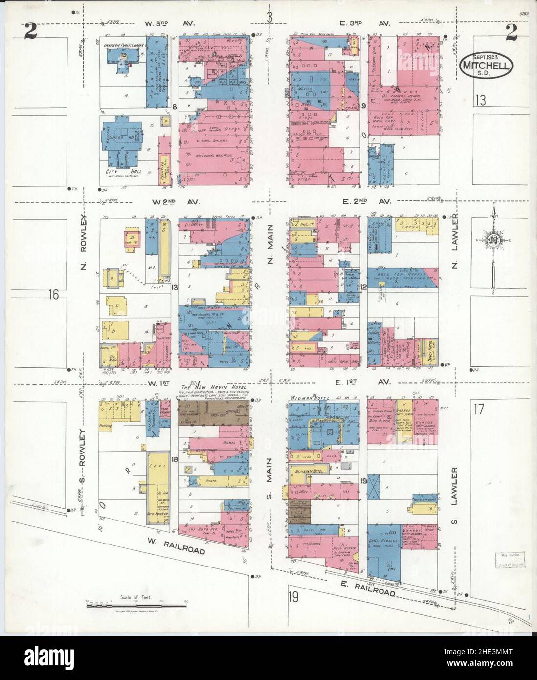 Map of davison hi-res stock photography and images - Alamy