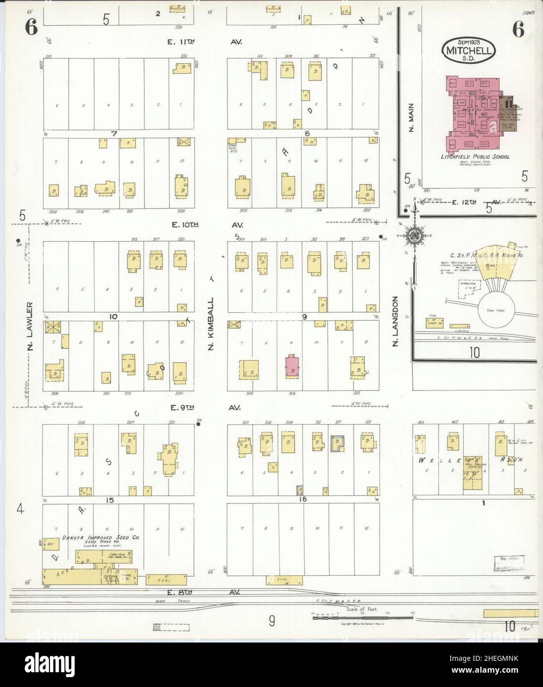 Map of davison hi-res stock photography and images - Alamy