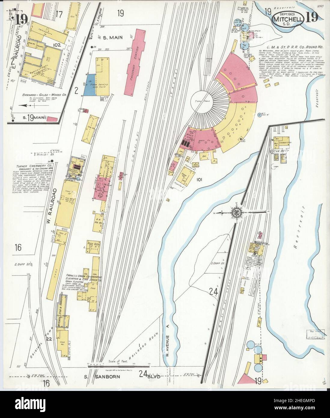 Mitchell south dakota map hi-res stock photography and images - Alamy