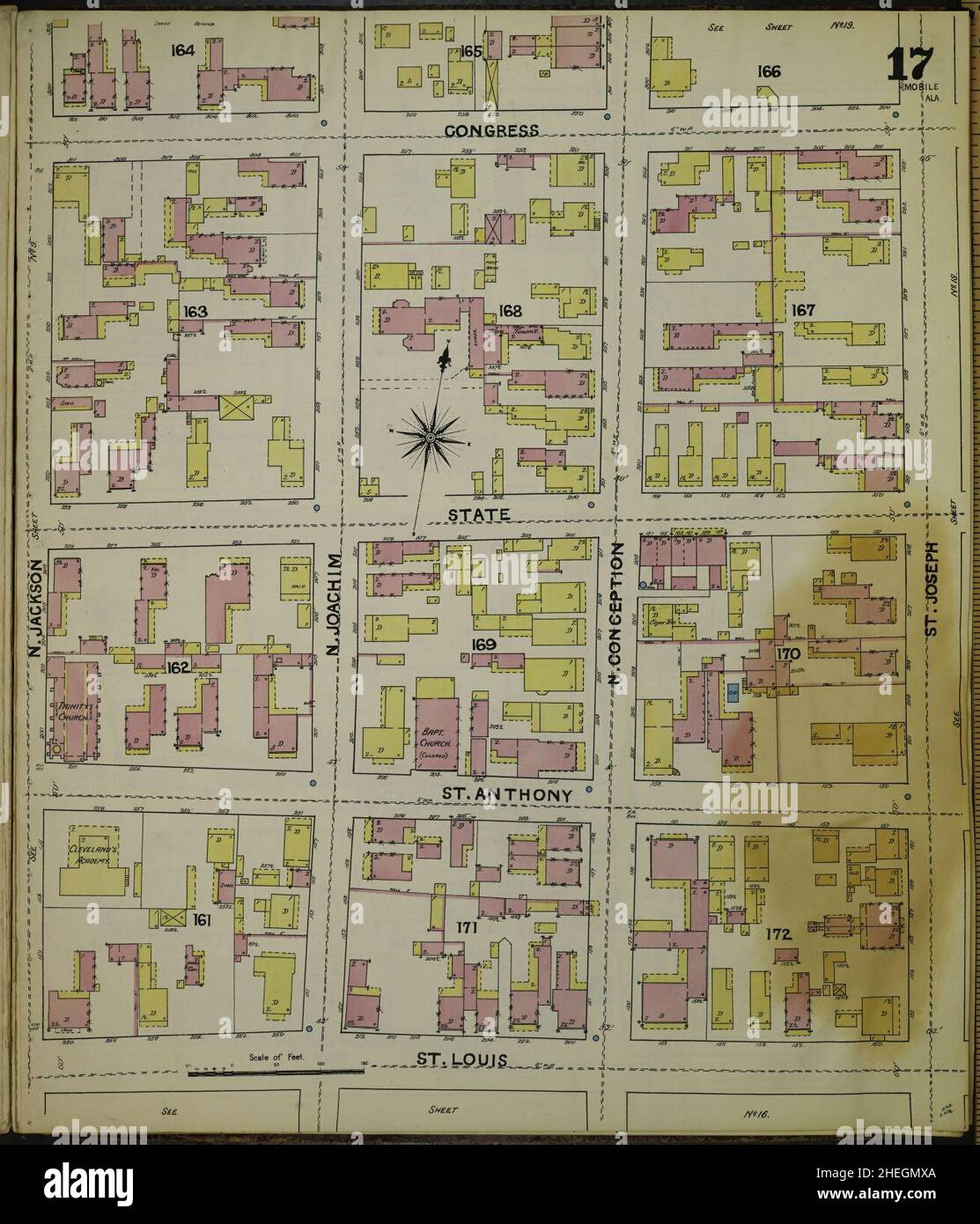 Map historic mobile alabama hi-res stock photography and images - Alamy