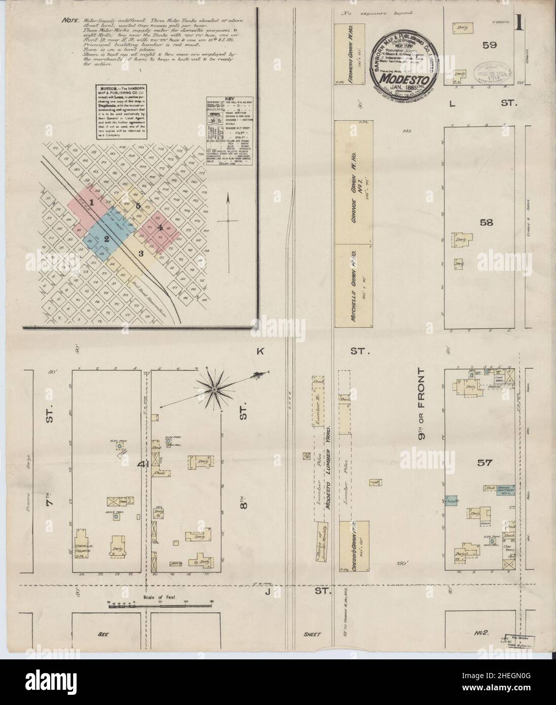 Stanislaus county map hi-res stock photography and images - Alamy