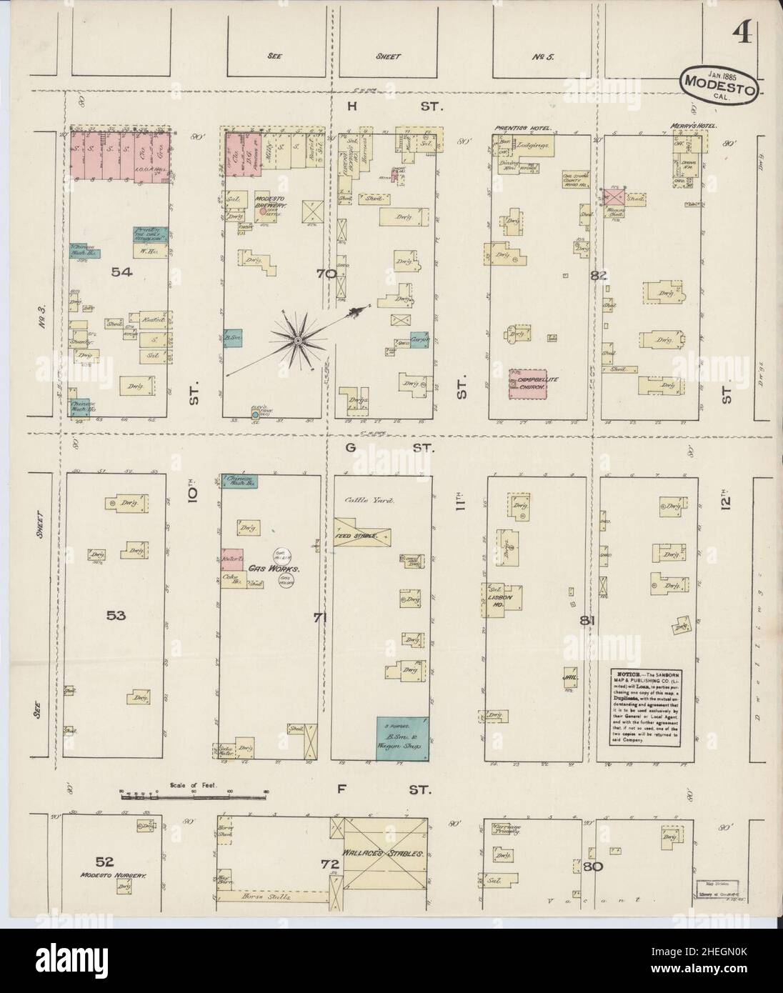 Stanislaus county map hi-res stock photography and images - Alamy