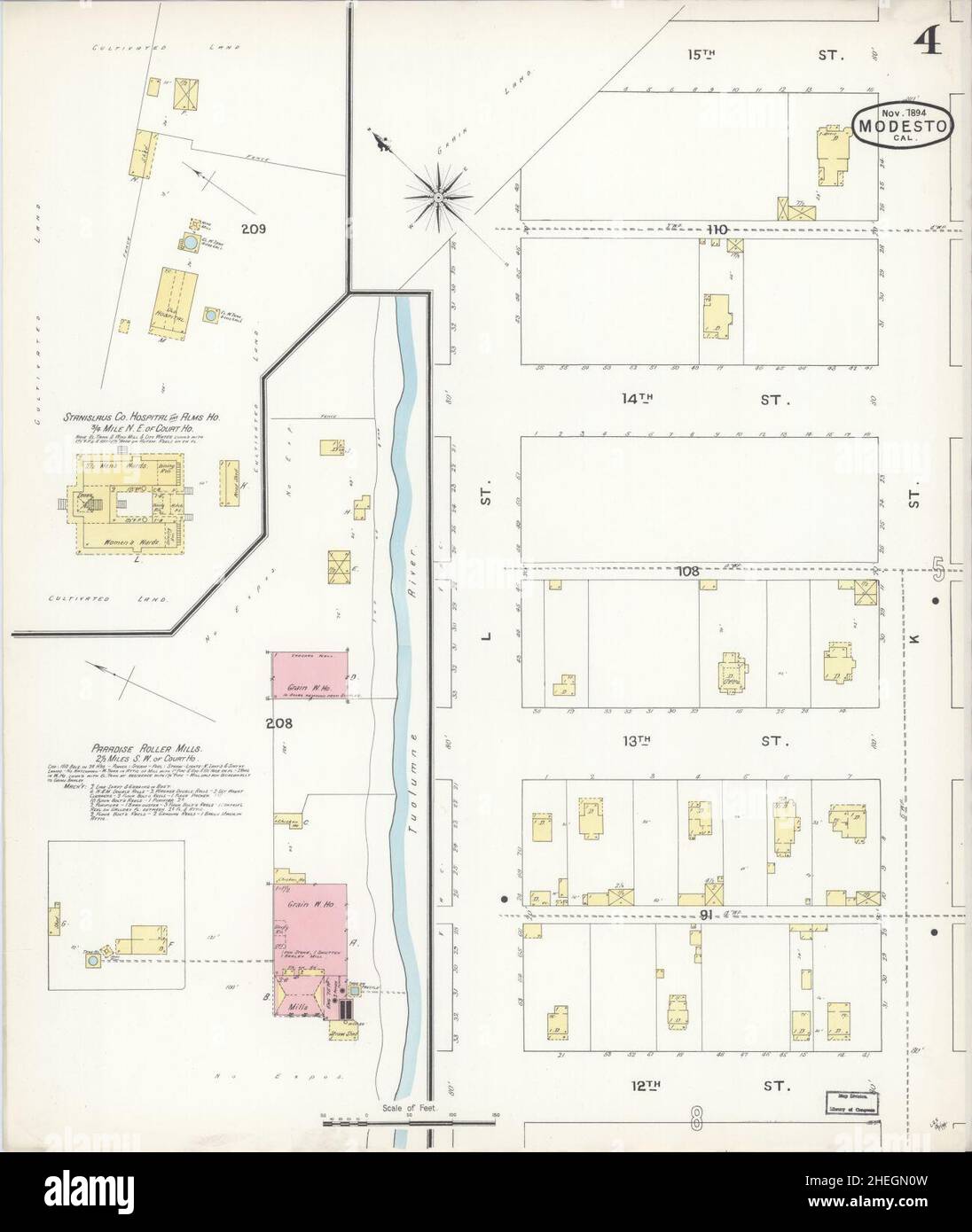 Stanislaus county map hi-res stock photography and images - Alamy