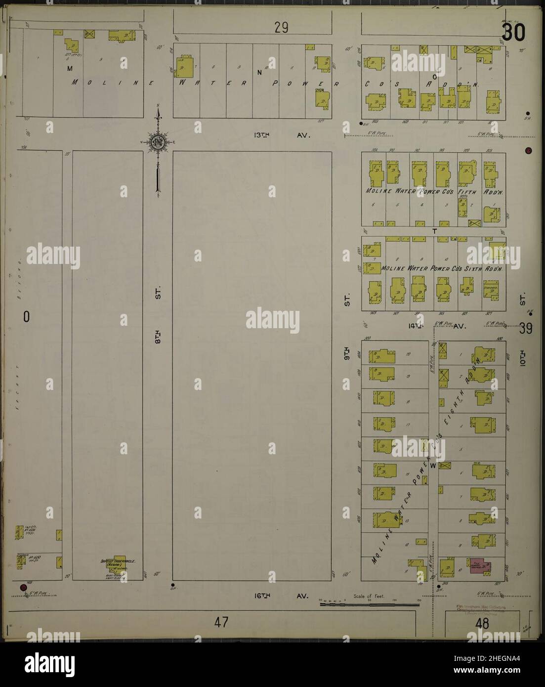 Moline map hi-res stock photography and images - Alamy