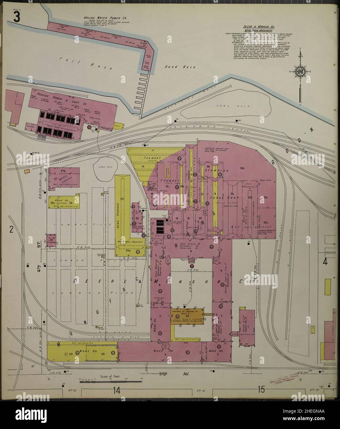 Moline map hi-res stock photography and images - Alamy