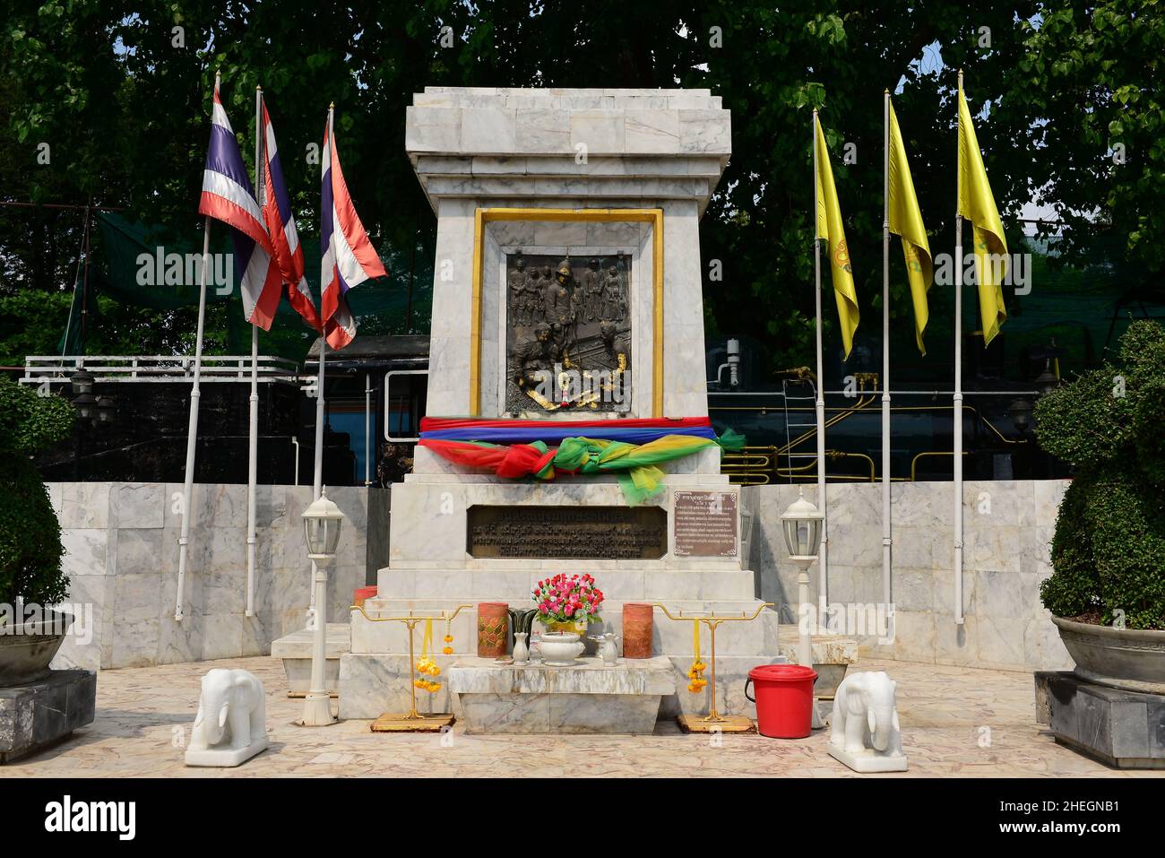 BANGKOK, THAILAND:4 JANUARY 2022 :The Train Operation has built a ...