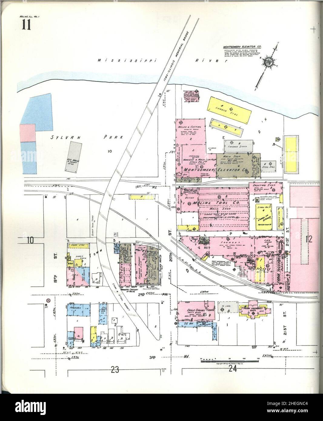 Moline map hi-res stock photography and images - Alamy