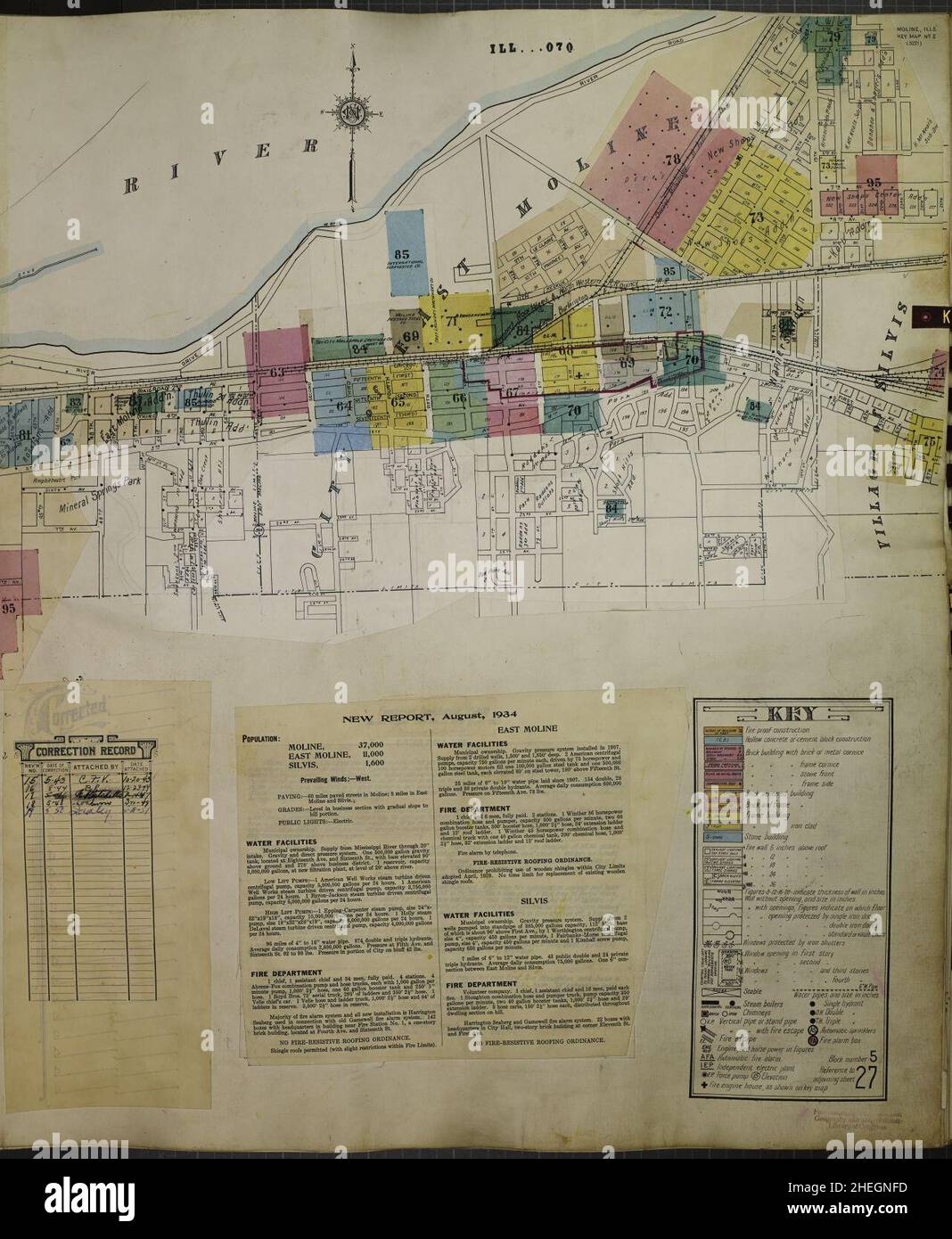 Moline map hi-res stock photography and images - Alamy
