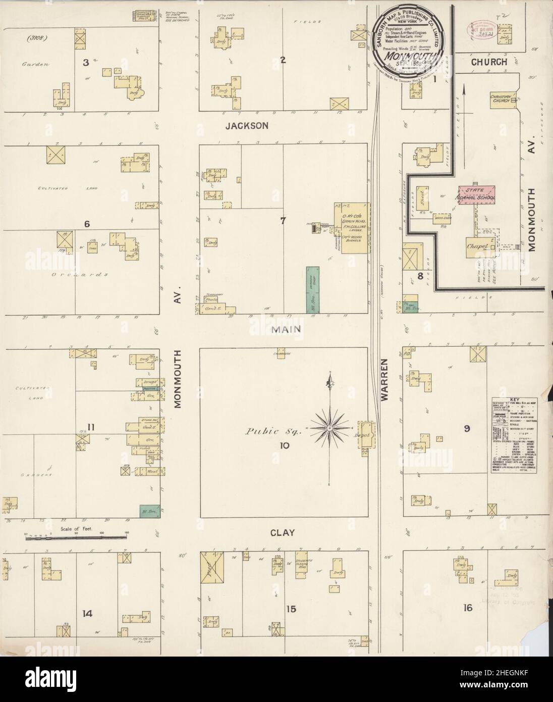 Map of monmouth oregon hi-res stock photography and images - Alamy