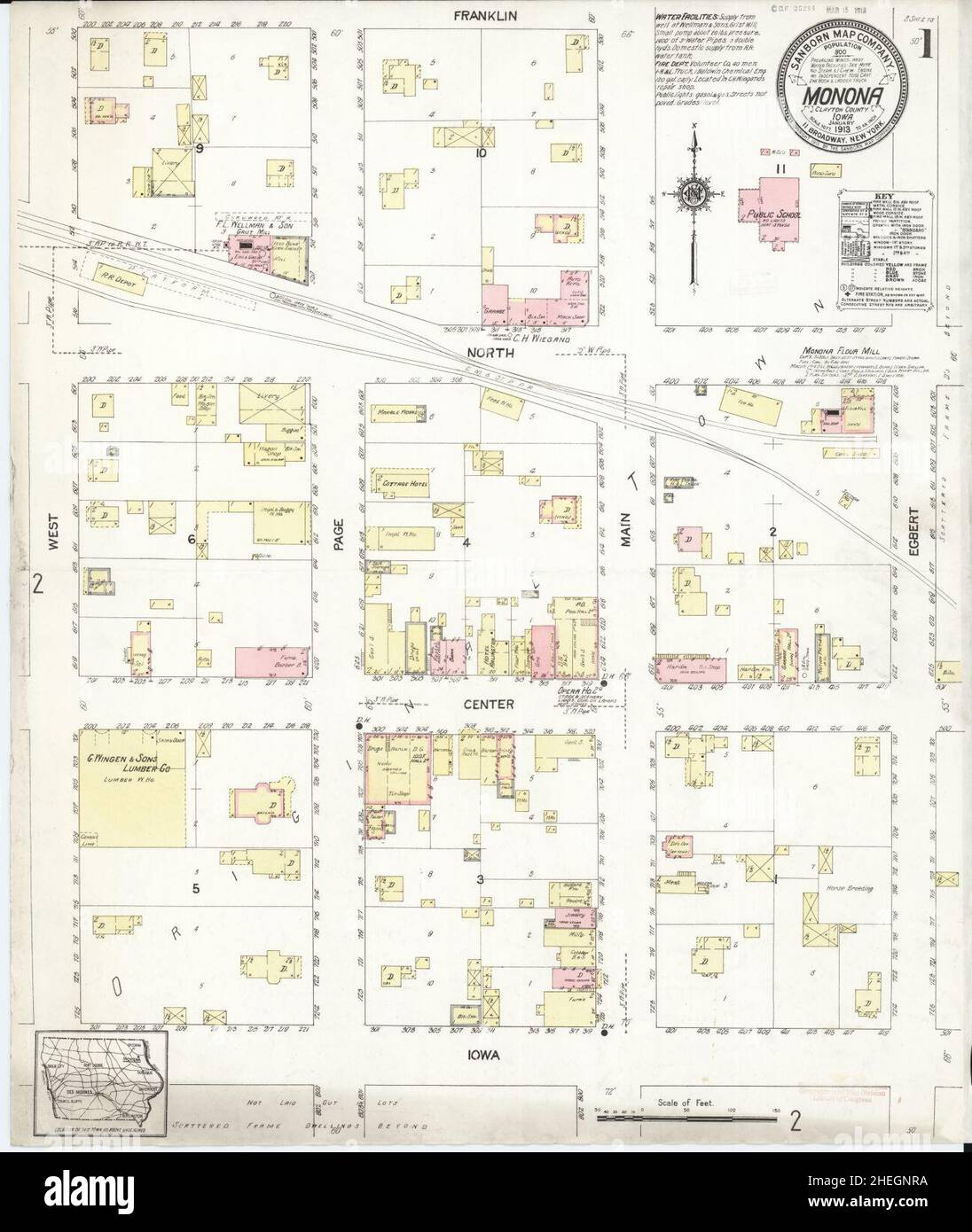 Map of monona hi-res stock photography and images - Alamy